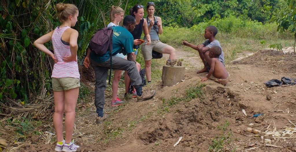 Bigodi community walk- A visit to the coffee processing home in Bigodi